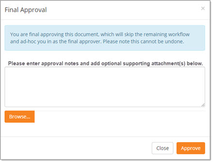 Expedite Approvals