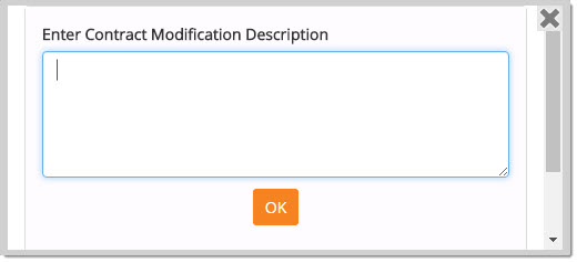 Scheduled Amendment / Contract Extension