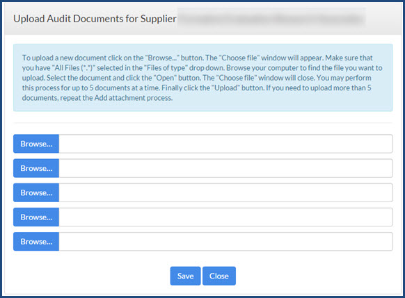 Create Manual Audit