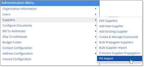 PO Import