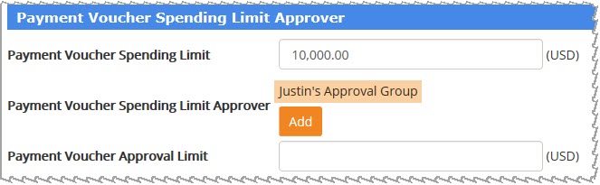 Payment Voucher Workflow - User