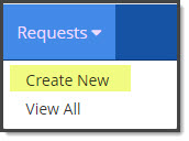 Create New Request