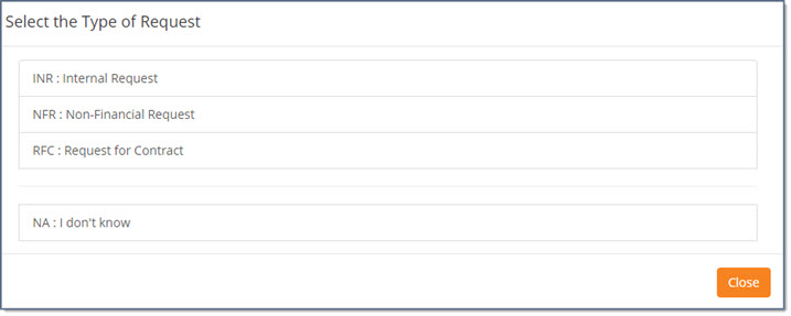 Assign Request Types