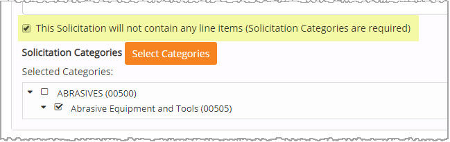 Create Solicitation from Request