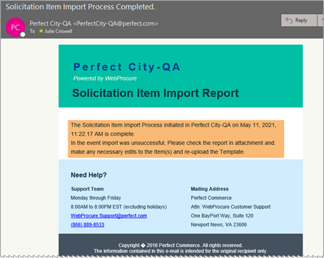 Manage Solicitation Line Items via Spreadsheet Submission