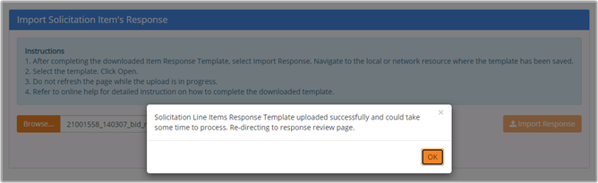 Manage Solicitation Line Items via Spreadsheet Submission